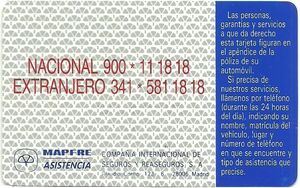 Tarjeta Funcional: Mapfre - Automoviles (Insurance, España(Mapfre) Col ...