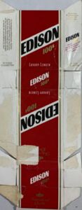 Cigarette Pack: Edison 100s (Germany, Federal RepublicCol:DE-CT-0324