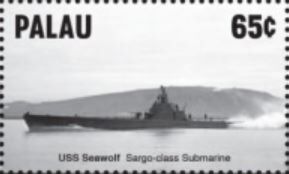 Stamp: USS Seawolf (Palau(Submarines of World War II) Mi:PW 3732,Yt:PW ...