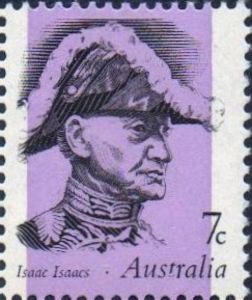 Stamp: Sir Isaac Isaacs (1855-1948), Ninth Governor-General (Australia ...
