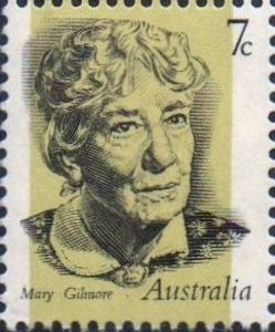 Stamp: Mary Gilmore (1865-1962), Poet (Australia(Famous Australians ...