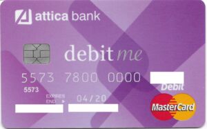 Bank Card: attica bank debitme Debit MasterCard (Bank Of Attica ...