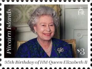 Stamp: Queen Elizabeth II, 95th Birthday (Pitcairn Islands(95th ...