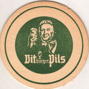 Beer Coaster: Bitburger (Bitburger Brauerei, Germany, Federal ...
