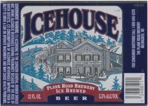 Drink Label: Icehause (Plank Road Brewery, United States of AmericaCol ...