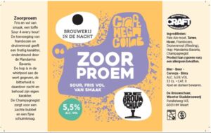 Drink Label: Zoor Proem (De Brouwschuur, NetherlandsCol:NL-BEER-026413