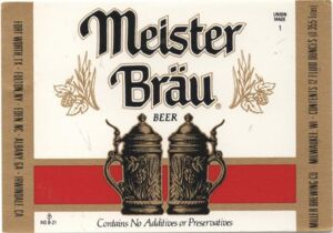 Drink Label: Meister Brau (Miller Brewing Co,, United States of ...