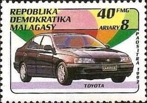 Stamp: Toyota (Madagascar(Automobiles 1993) Mi:MG 1405,Sn:MG 1107,Yt:MG ...