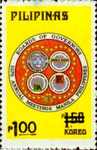Stamp: 1976 International Monetary Fund overprinted (Philippines ...
