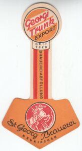 Drink Label: St. Georg Georgi Trunk Export (St. Georg Brauerei ...