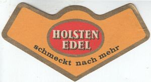 Drink Label: Holsten Edel (Holsten-Brauerei AG, Germany, Federal ...
