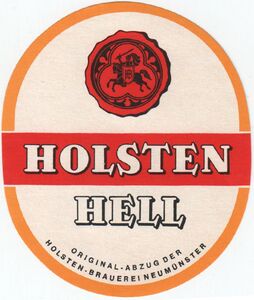 Drink Label: Holsten Hell (Holsten-Brauerei AG, Germany, Federal ...