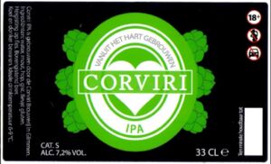 Drink Label: Corviri IPA (Corviri Brouwerij, NetherlandsCol:NL-BEER-026529