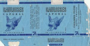 Cigarette Pack: Gauloises (CanadaCol:CA-CT-0017