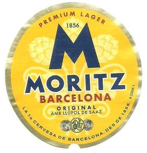 Drink Label: Moritz prom.extr. - 18 Moritz = 1Forfet (Cerveses Moritz ...