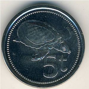 Coin: 5 Toea (Papua New Guinea(1975~Today - Circulation (Kina)) Col:PG ...