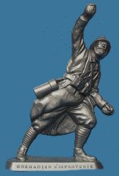 Meal Toy: Infantery Grenader (Margarinefiguren, France(WW1 ...