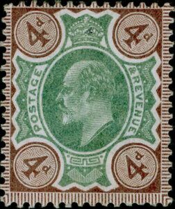 Stamp: King Edward VII (United Kingdom of Great Britain & Northern ...