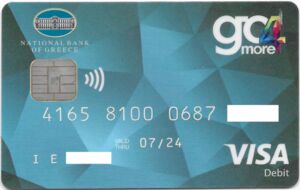 Bank Card: NATIONAL BANK OF GREECE go4more VISA Debit (National Bank of ...