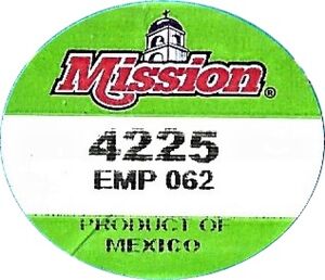 Fruit Sticker: Mission #4225 Emp 062 (MexicoCol:MX-VG-00191