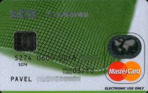 Bank Card: SEB Unibanka Mastercard (SEB Latvija Unibanka, LatviaCol:LV ...
