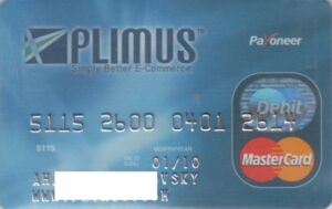 Bank Card: Plimus (Choice Bank Limited, BelizeCol:BZ-MC-0017