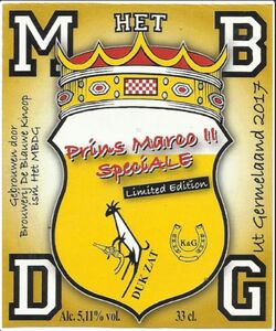 Drink Label: Prins Marco II Speciale (Crooked Spider, NetherlandsCol:NL ...