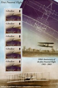 Stamp: Wright Flyer 30p (Gibraltar(Centenary of Powered Flight ...