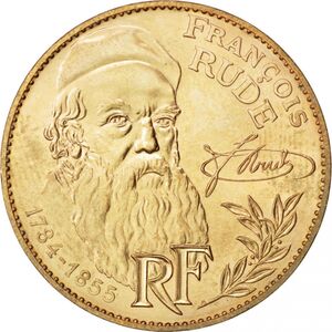Moneda: 10 Francs (200th Birth anniversary of sculptor Francois Rude ...
