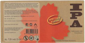 Drink Label: Speciale Editie IPA (Vechtdal Brouwerij, NetherlandsCol:NL ...