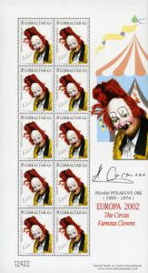Stamp: Nicholai Polakovs Obe (1900 - 1974), "Coco" (mini sheet ...