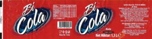 Drink Label: Bi Cola (A-101 Yeni Mağazacılık A.Ş., Türkiye (Turkey)Col ...