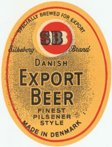 Drink Label: Danish Export Beer (Silkeborg Bryggeri, DenmarkCol:DK-BEER ...