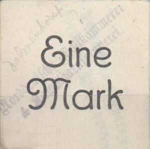Banknote: 1 Papiermark (German Notgeld(Delmenhorst) Die:78.1.4