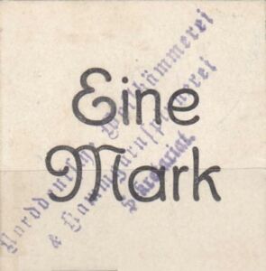 Banknote: 1 Papiermark (German Notgeld(Delmenhorst) Die:78.1.5