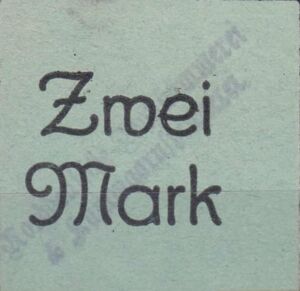 Banknote: 2 Papiermark (German Notgeld(Delmenhorst) Die:78.2.1