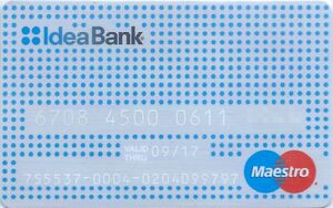 Bank Card: Idea Bank (Idea Bank, BelarusCol:BY-MS-0028.03