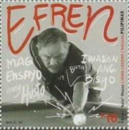 Stamp: Efren Reyes, World Pool Champion (Philippines(Living Legends ...