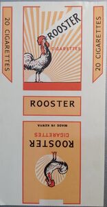 Cigarette Pack: Rooster (KenyaCol:KE-CT-0002
