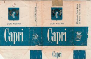Cigarette Pack: Capri (Costa RicaCol:CR-CT-0040