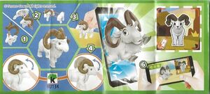 Meal Toy: Sheep (Kinder Surprise, Europe(Kinder - Oscillanting Animals ...