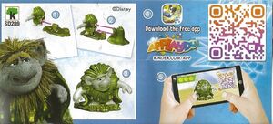 Meal Toy: Papa Troll (Kinder Surprise, Europe(Kinder - Frozen) Col:SD289b