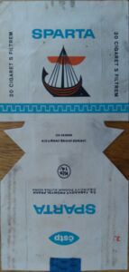 Cigarette Pack: Sparta (CzechoslovakiaCol:CS-CT-0002