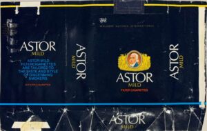 Paquete de Cigarrillos: Astor (YugoslaviaCol:YU-CT-0102