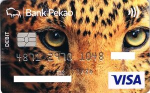 Bank Card: Leopard (Bank Polska Kasa Opieki SA/Bank Pekao SA, PolandCol ...