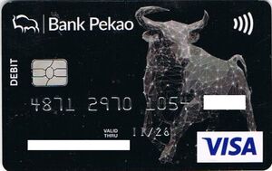 Bank Card: Zodiac - Taurus (Bank Polska Kasa Opieki SA/Bank Pekao SA ...