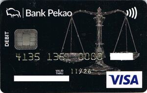 Bank Card: Zodiac - Libra (Bank Polska Kasa Opieki SA/Bank Pekao SA ...