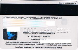 Bank Card: Zodiac - Libra (Bank Polska Kasa Opieki SA/Bank Pekao SA ...