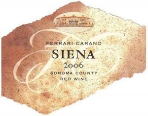 Drink Label: Ferrari-Carano Siena (Ferrari-Carano Mountain Winery ...