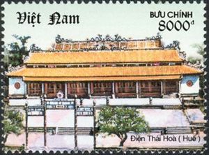 Stamp: Thái Hòa Palace (Vietnam(Huế Old Capital) Mi:VN 3326,WAD:VN012.04